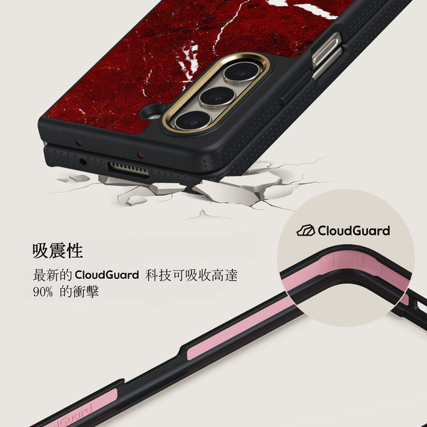 Iconic Red Ruby - Samsung Galaxy Z Fold 5 手機型號手機殼 | BURGA